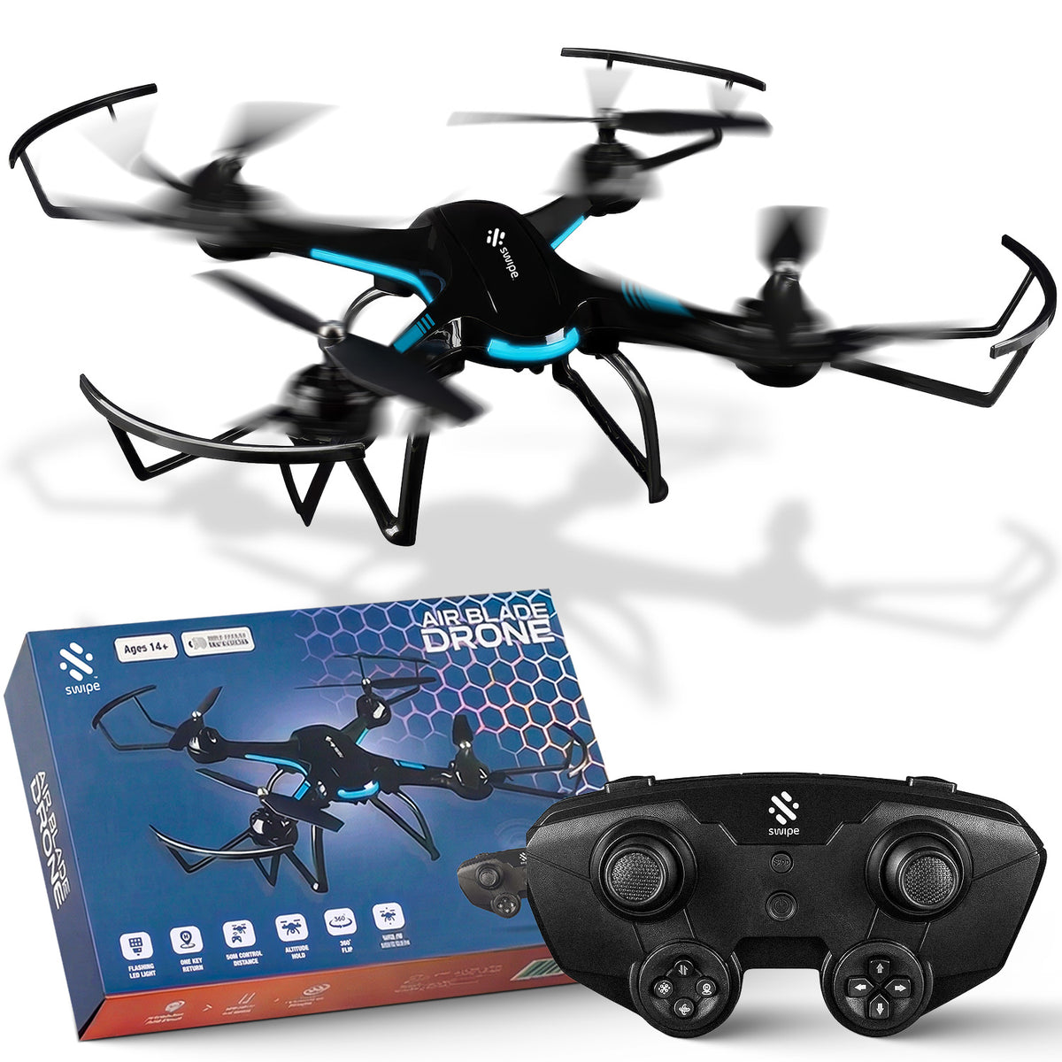 Swipe - Air Blade Drone | License-Free Flying Fun — Thumbs Up!