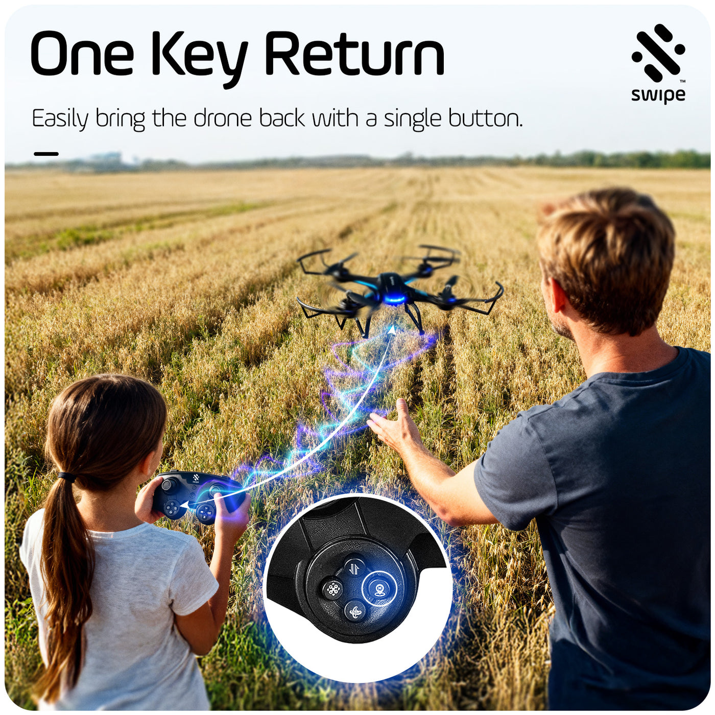 Swipe - Air Blade Drone | License-Free Flying Fun — Thumbs Up!