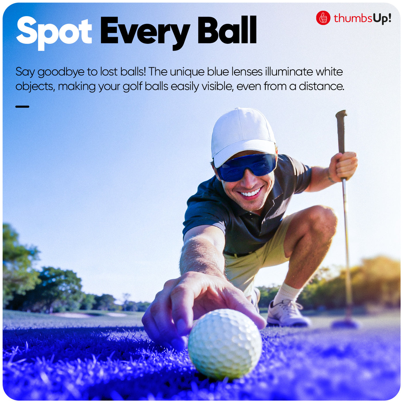 Golf Ball Finder Glasses (Classic Edition) | Thumbs Up!