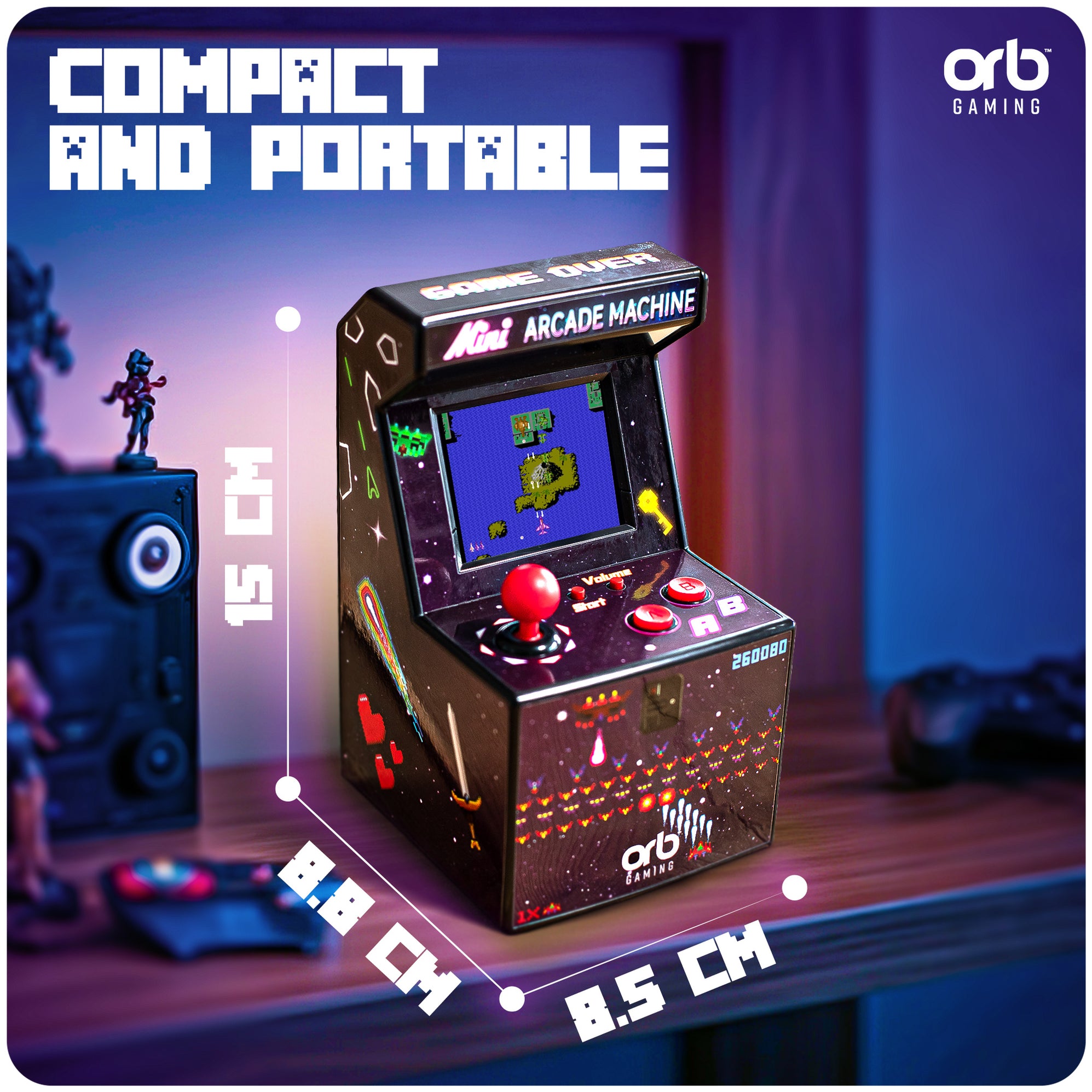 Orb - Retro Mini Arcade Machine(240-in-1 Games) | Thumbs Up!