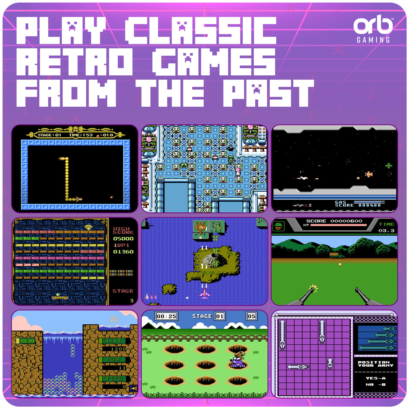 Orb - Retro Mini Arcade Machine(240-in-1 Games) | Thumbs Up!