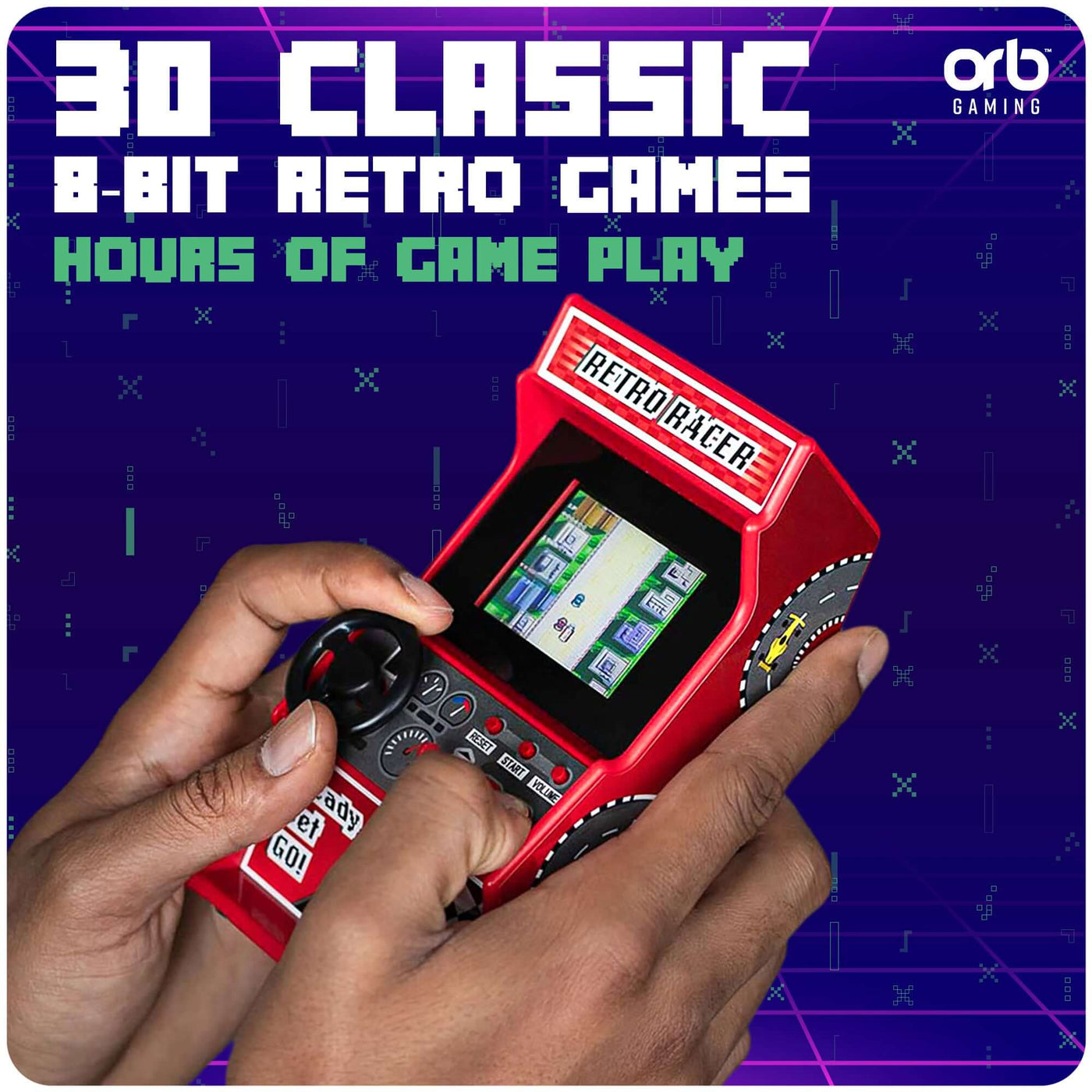 Orb - Retro Mini Racing Arcade Machine (30 Games) — Thumbs Up!