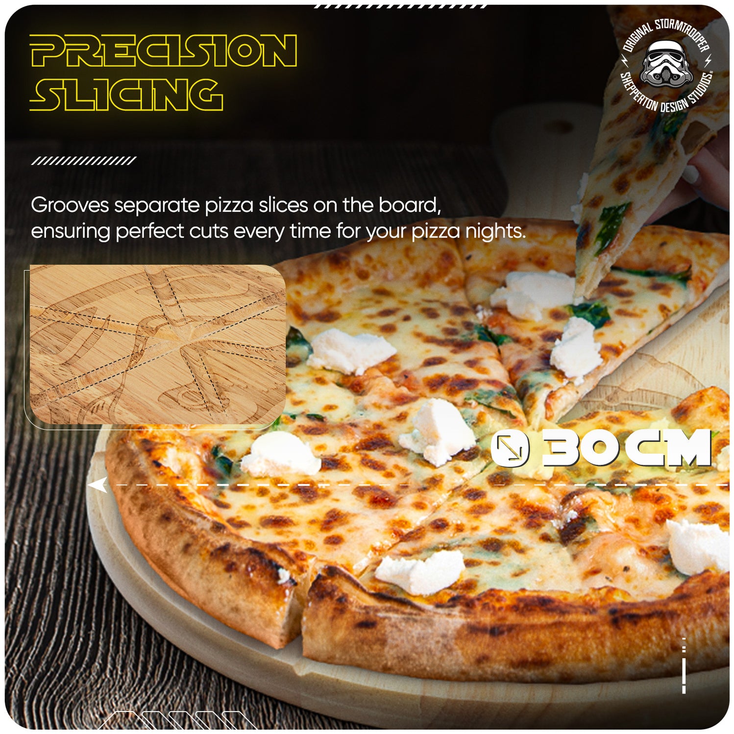 Stormtrooper Pizza Board: Get Your Star Wars Kitchen Gear — Thumbs Up!