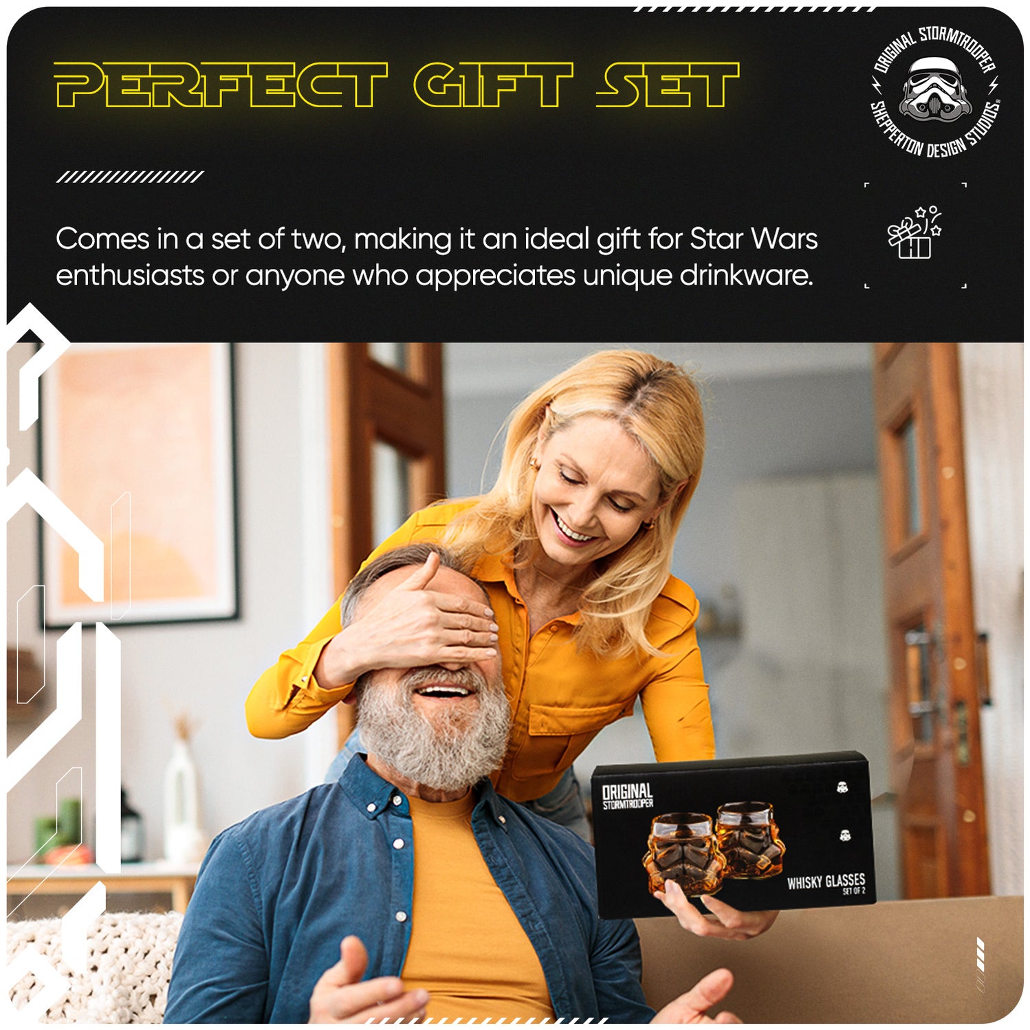 Original Stormtrooper 3D Whisky Glass (Set of 2) — Thumbs Up!