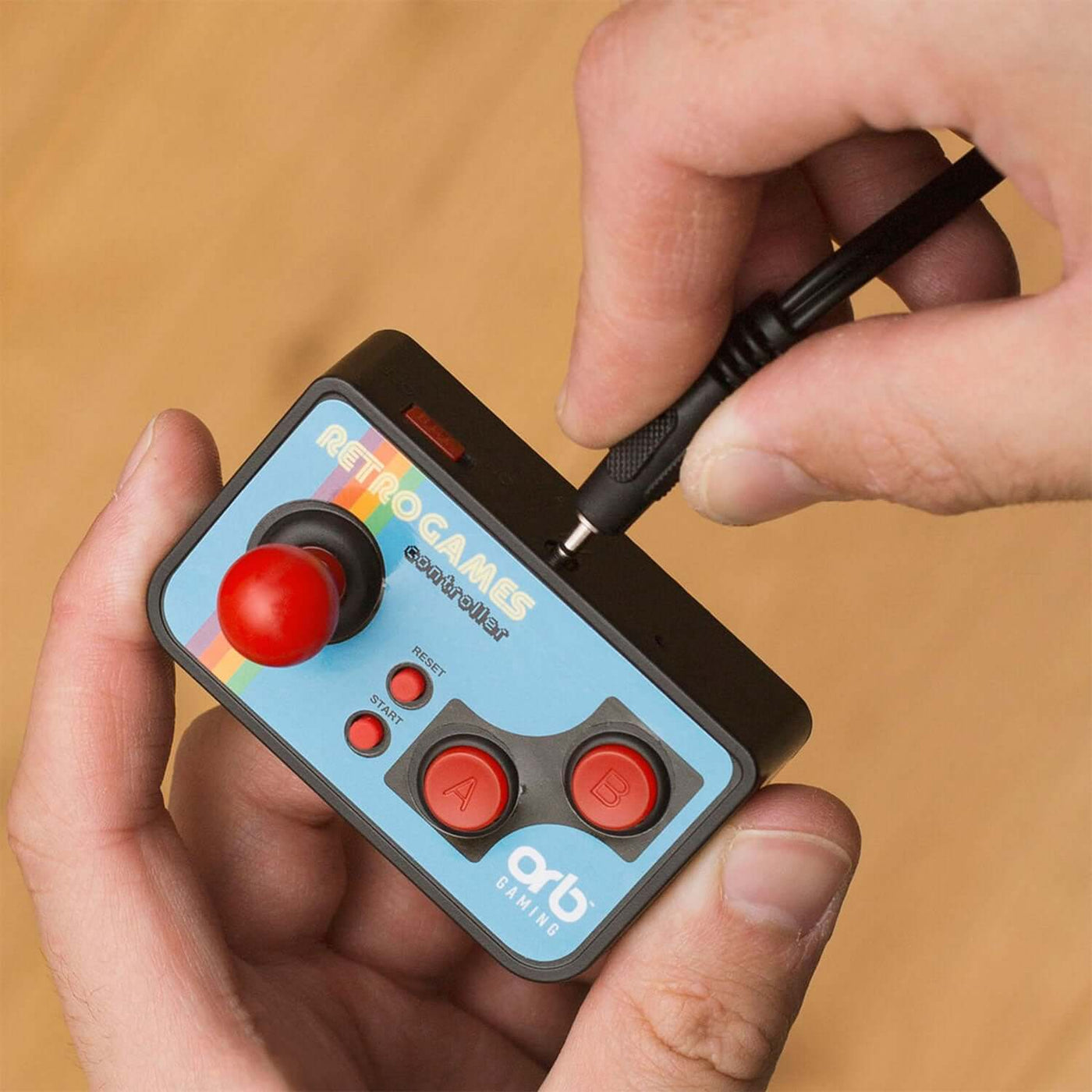 Handheld Game Console: Retro Arcade Plug & Play TV Game — Thumbs Up!