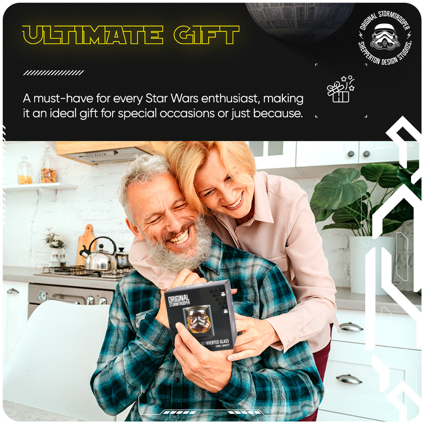 Stormtrooper Whiskey Glass: Perfect Gift for Star Wars Fans — Thumbs Up!