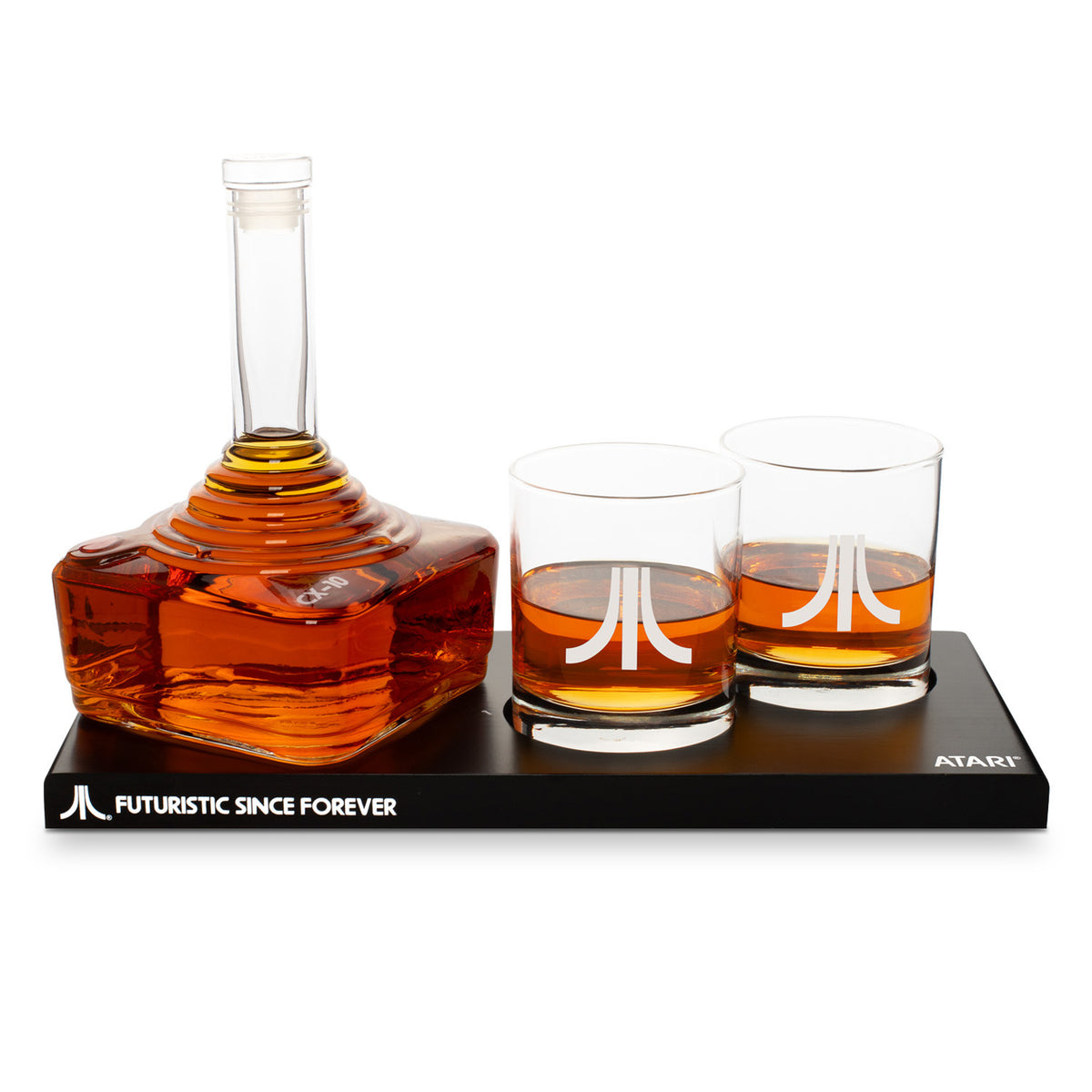 Atari CX-10 Controller Decanter & Glass Set — Thumbs Up!