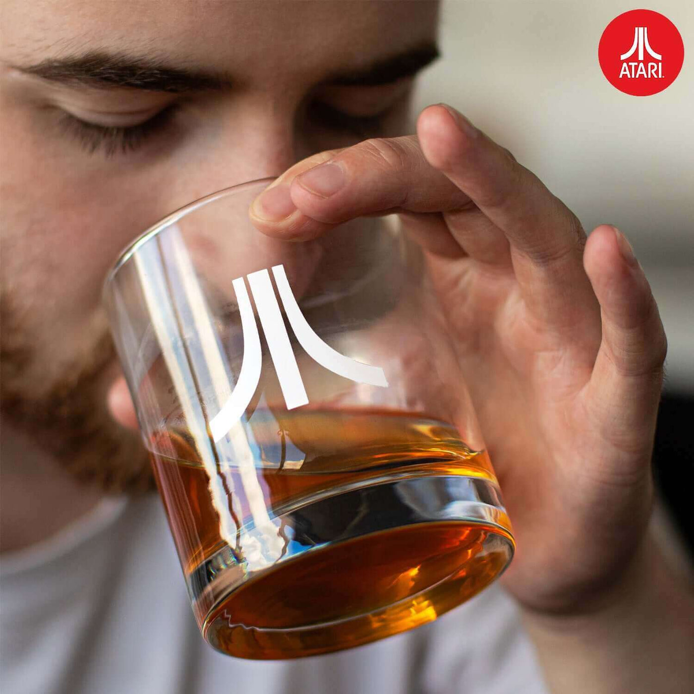 Atari CX-10 Controller Decanter & Glass Set — Thumbs Up!