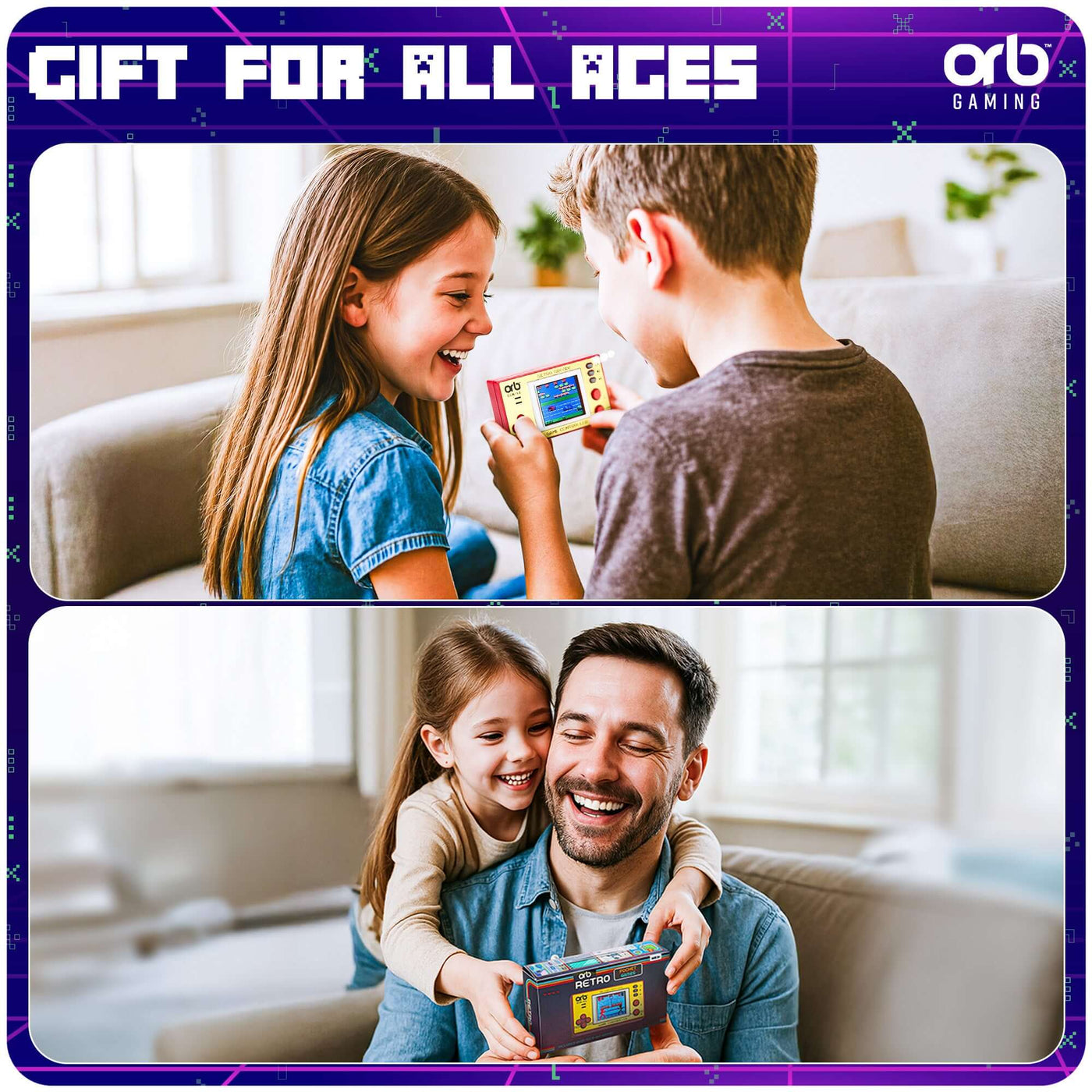 Orb - Mini Handheld Game Console | 150 Retro Games — Thumbs Up!