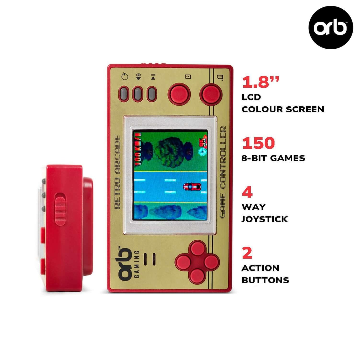 Orb - Mini Handheld Game Console | 150 Retro Games — Thumbs Up!