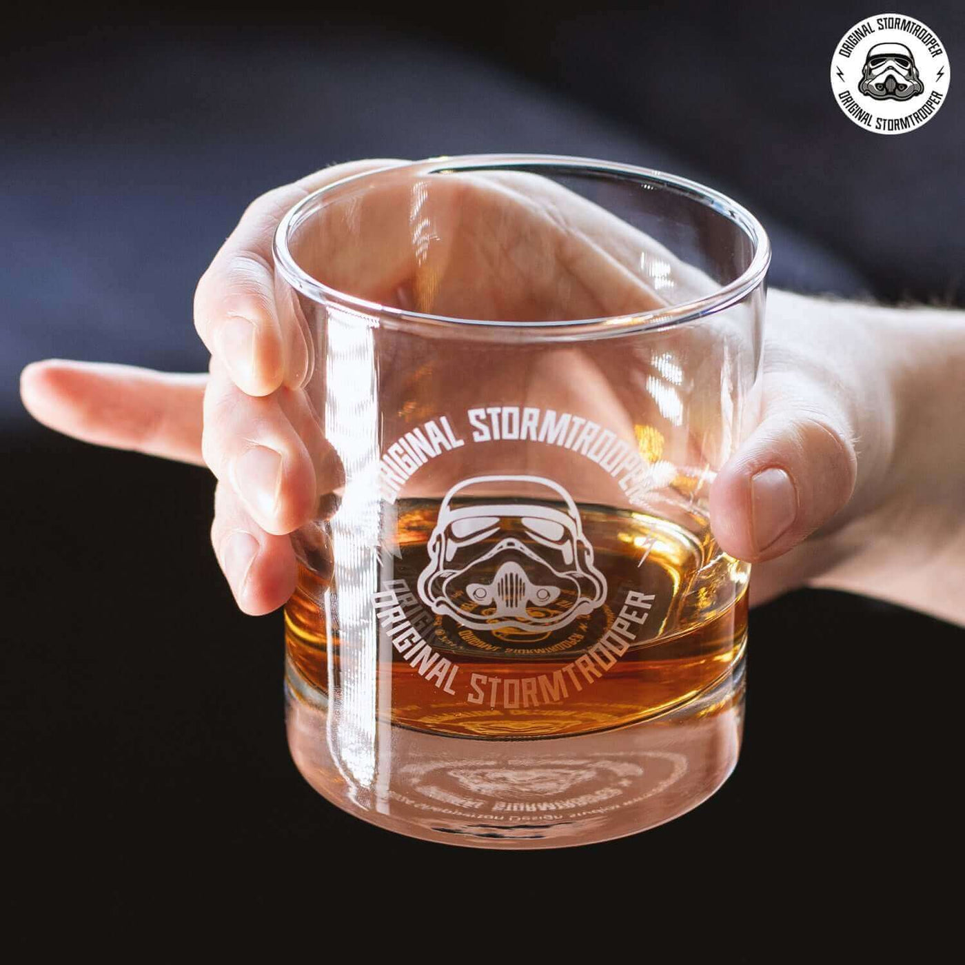 Original Stormtrooper 3D Helmet Decanter Set with Tray — Thumbs Up!