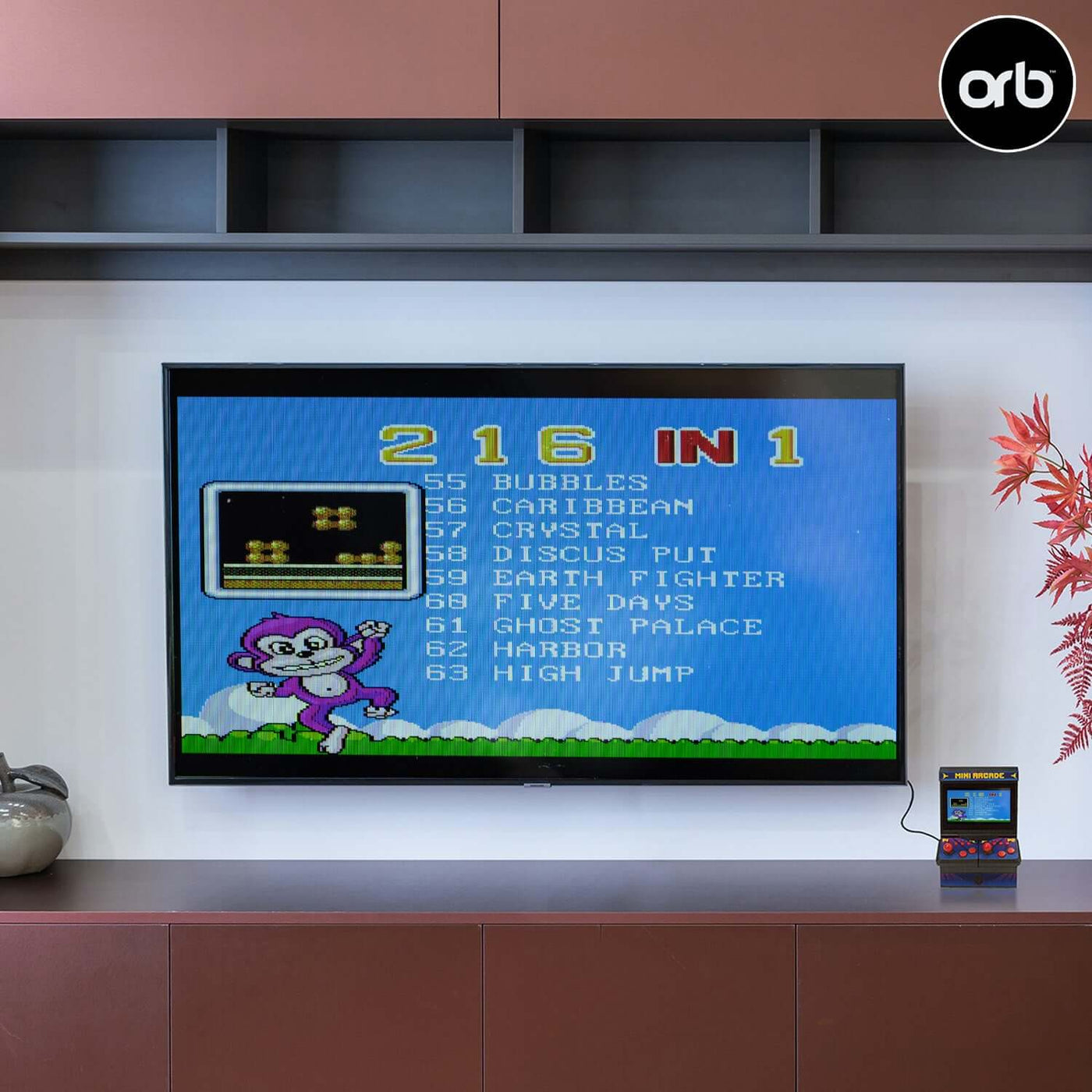 Orb - Retro Mini Arcade Machine: 2 Player | Thumbs Up!