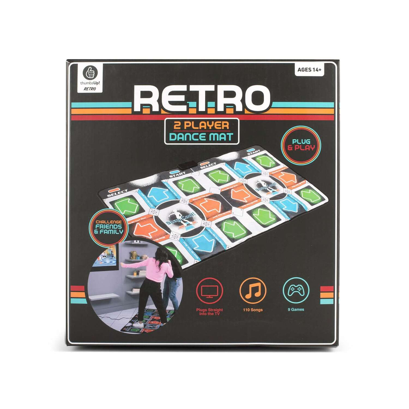 Orb - Retro Arcade Dance Mat | 2 Player | Thumbs Up — Thumbs Up!