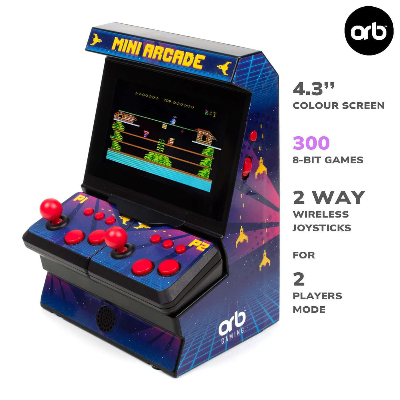 Orb - Retro Mini Arcade Machine: 2 Player | Thumbs Up!