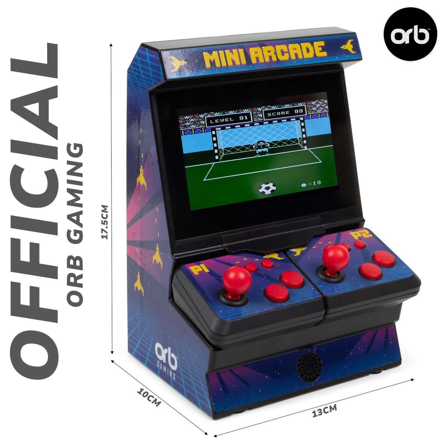 Orb - Retro Mini Arcade Machine: 2 Player | Thumbs Up!