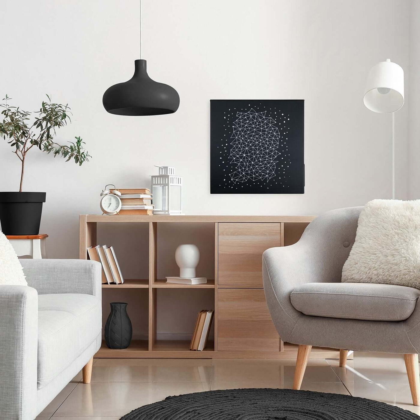 Swipe Sound Frame: Artistic Bluetooth Speaker — Thumbs Up!